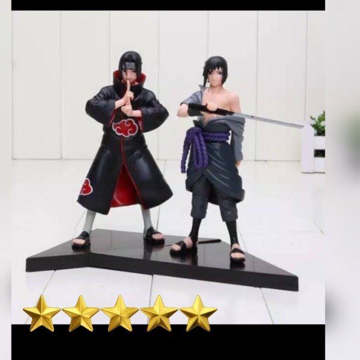 Jual Action Figure / Mainan Miniatur Naruto isi 2 Uchiha Sasuke ...