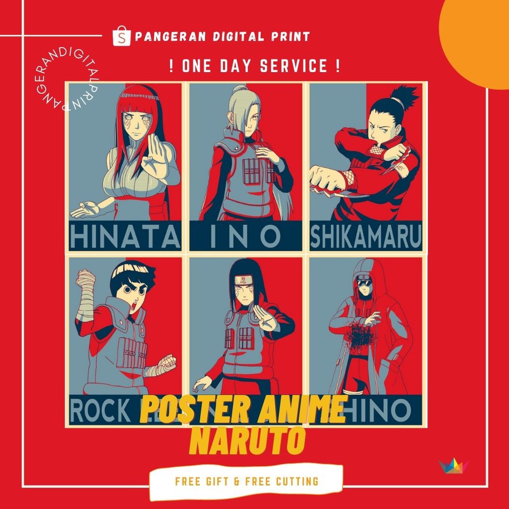 Jual Poster Naruto/Bahan Art Papper / Hobby dan Koleksi Naruto Minato ...