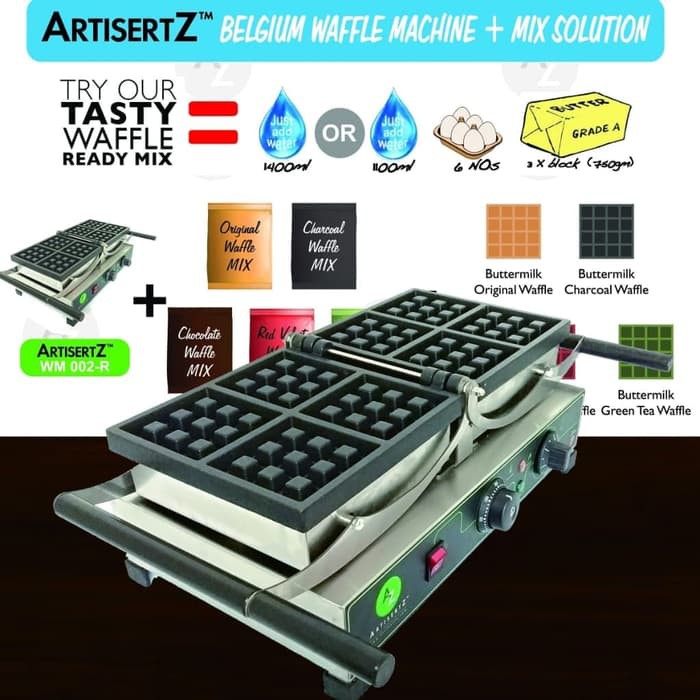 Jual Mesin Waffle Baker 4x Square (Rotate) | Shopee Indonesia