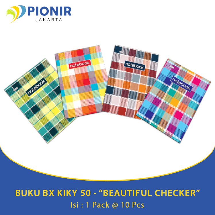 Jual BUKU BX KIKY 50 - "BEAUTIFUL CHECKER" (1 PACK = 10 PCS) | Shopee ...