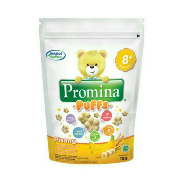 Jual Promina Puff Pisang Blueberry Strawberry Apel Peach Sweet Potato ...