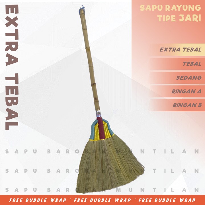 Jual Sapu Lantai Ijuk Rayung Tipe JARI - Ukuran EKSTRA TEBAL | Shopee ...
