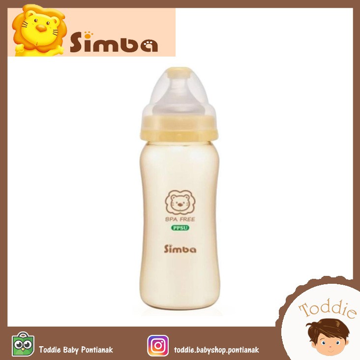 Jual Simba PPSU Wide Neck Calabash Feeding Bottle / Botol Susu - 360ml | Shopee Indonesia