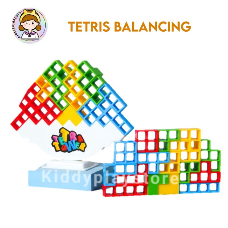 Jual mainan tetris / tetra tower / tetris balancing | Shopee Indonesia
