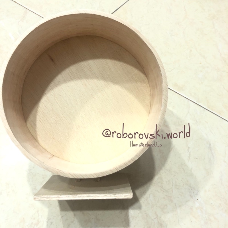 Jual Hamsterland Wooden Hamster Wheel 17cm 20cm 25cm Roda Hamster Kayu ...