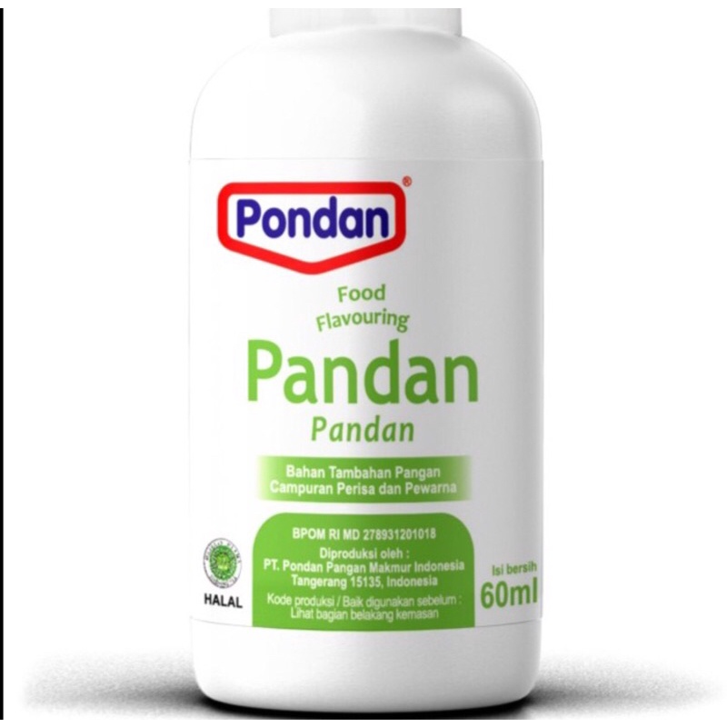 Jual Pondan Pasta Rasa Pandan Food Flavouring Perisa Makanan 60ml ...