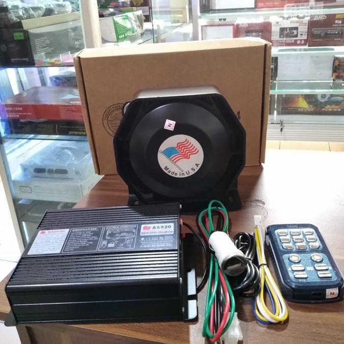 Jual toa sirene polisi wireless/toa patwal mobil polisi tentara siren ...