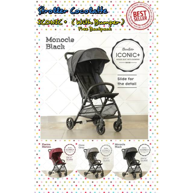 Jual Stroller Cocolatte Iconic + (cabin size) | Shopee Indonesia