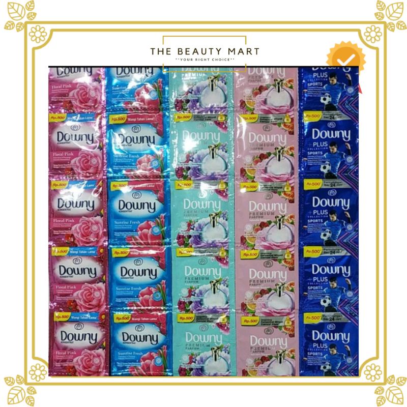Jual DOWNY Pelembut & Pewangi Pakaian sachet 10ml | Shopee Indonesia
