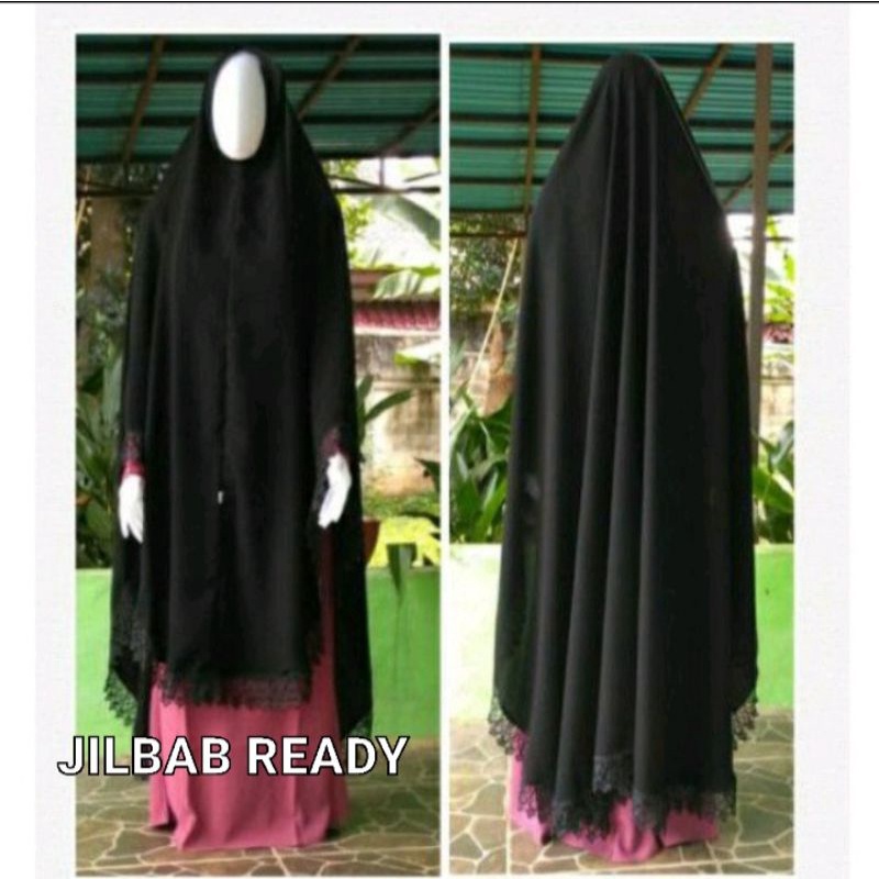 Jual JILBAB RENDA (pd 130 pb 150) | Shopee Indonesia