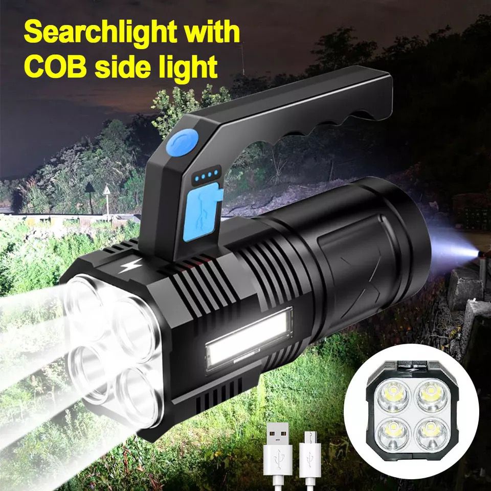 Jual Senter LED Jarak Jauh Senter Emergency Rechargeable Super Terang ...