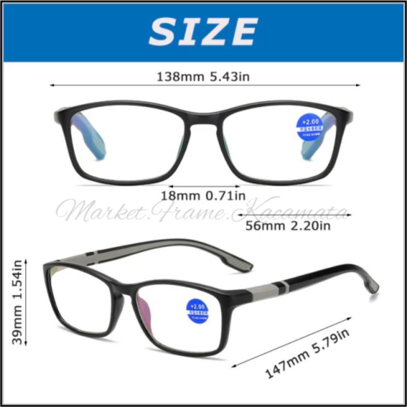Jual kacamata Double Focus Baca Dan Jalan Pria/Wanita | Kacamata Baca ...