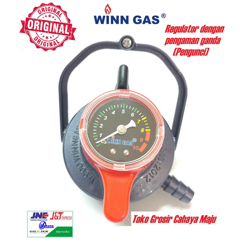 Jual Regulator Winn Gas W-900 M Regulator Gas LPG Pengaman Triple Lock ...