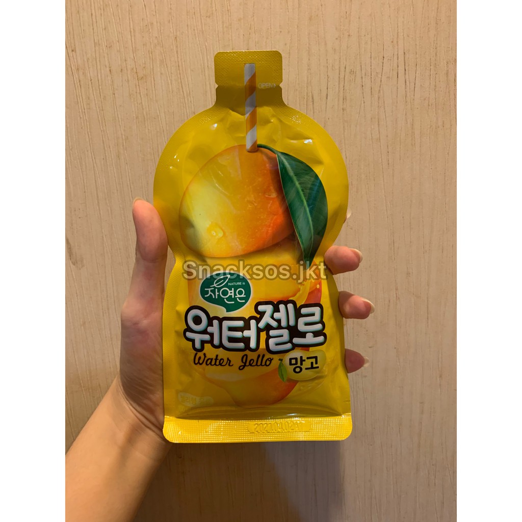 Jual WOONGJIN ZAIYEONUN WATER KONJAC JELLY MANGO / WATER JELLY RO ...