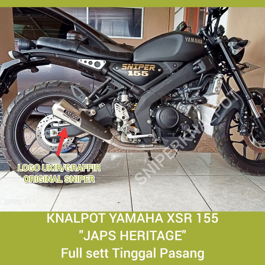 Jual Knalpot Yamaha XSR 155 Japs Heritage plus DB killer kerennn ...