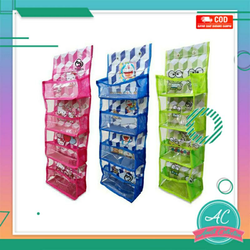 Jual rak kosmetik transparan laci 3 susun rak atk meja serbaguna ...