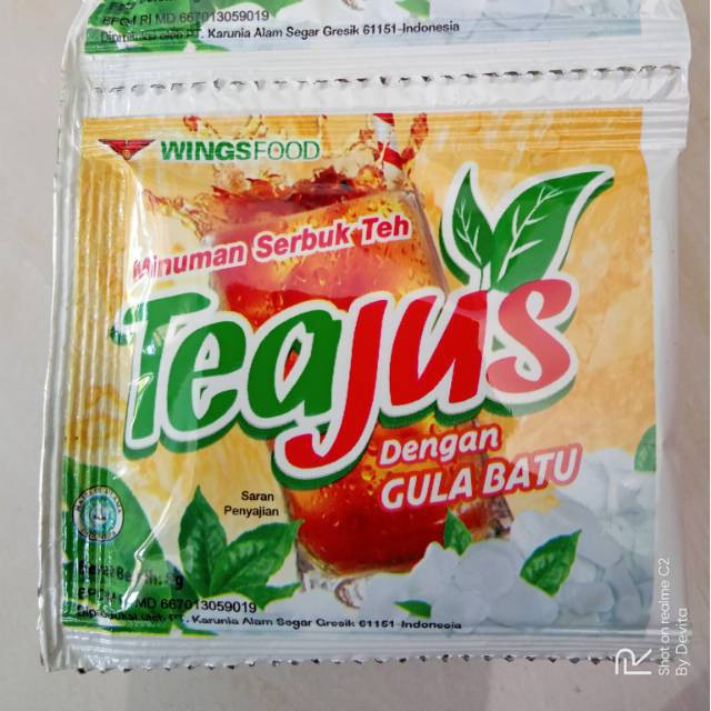 Jual Tea Jus Gula Batu isi 10 sachet | Shopee Indonesia