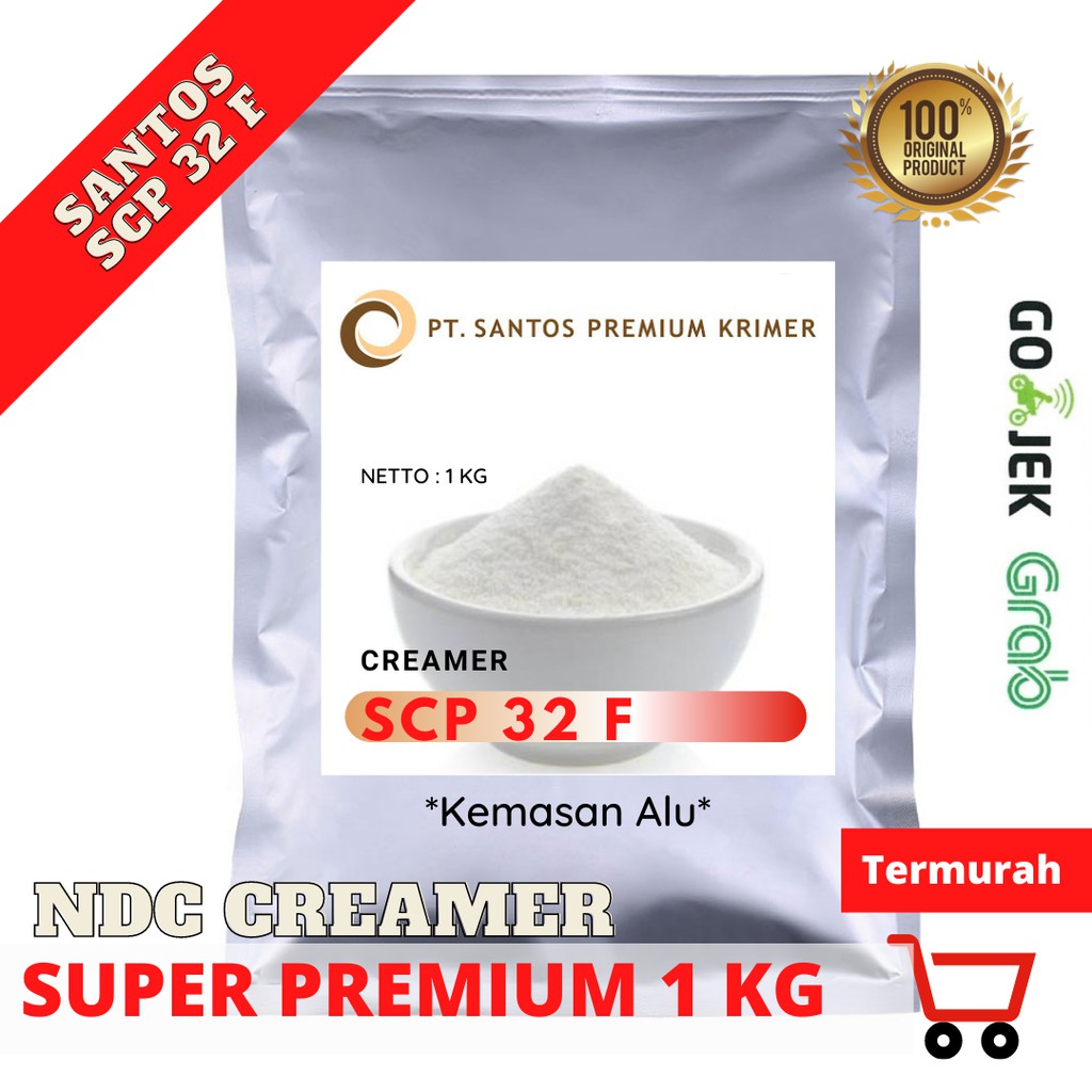 Jual Creamer/Krimer NDC Super Premium SCP 32F 1Kg| Full Alu | 100% ...