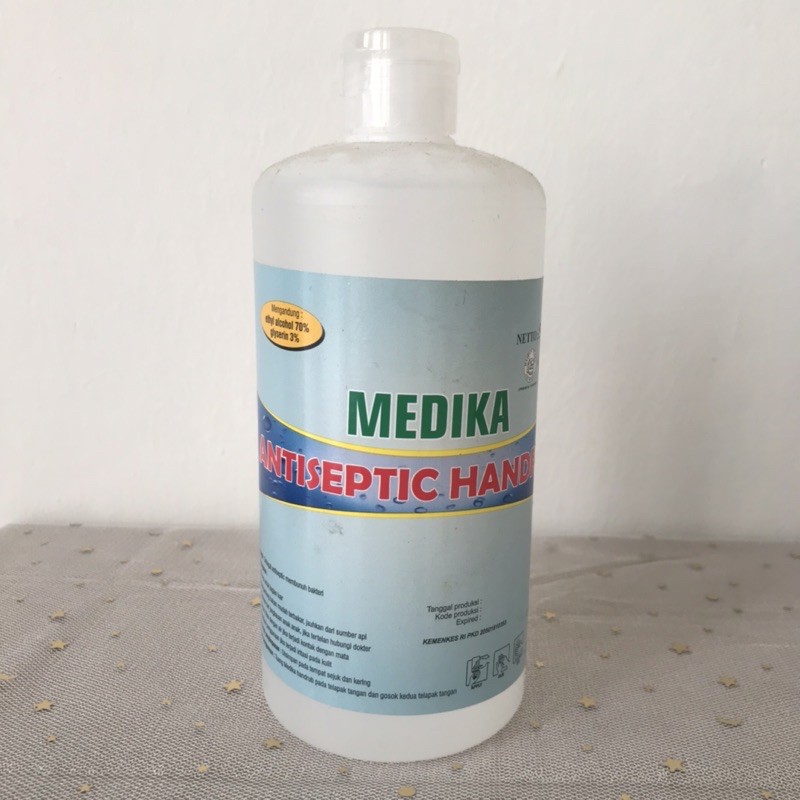 Jual Aseptic Cair Antiseptic Handrub Medika 500ml Hand Sanitizer ...