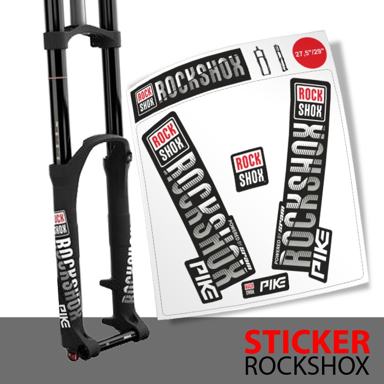 Jual Rockshox PIKE decals mountain bike front fork stickers MTB bicycle ...
