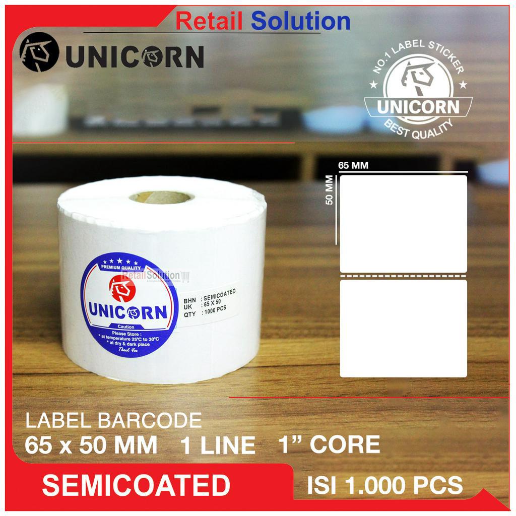 Jual Stiker Barcode Label Semicoat - 65x50 mm / 65x50mm / 65 x 50 mm ...