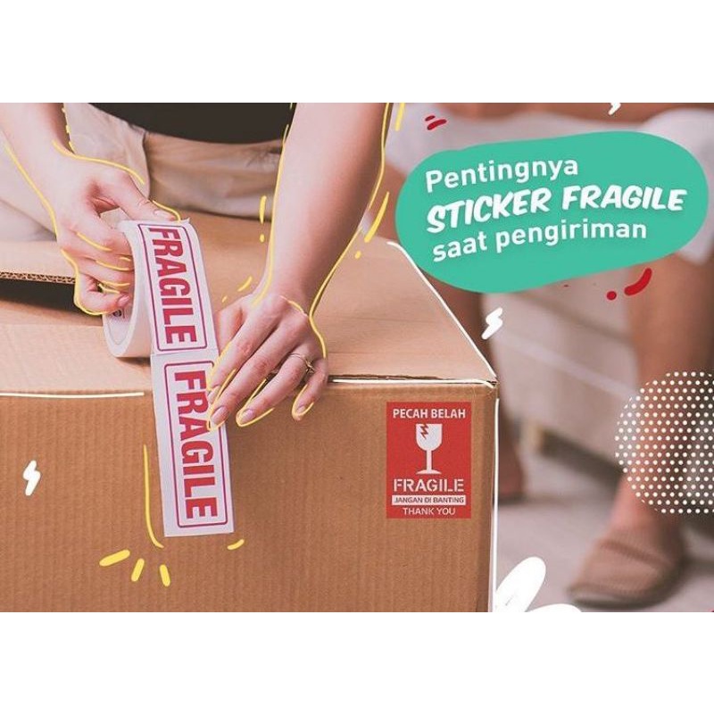 Jual Stiker fragile pengiriman | Shopee Indonesia