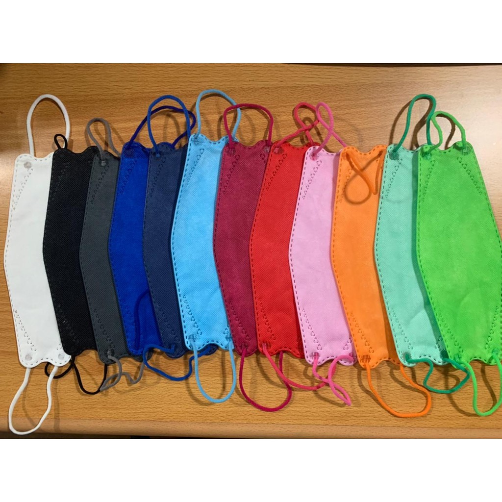 Jual Masker Warna Kf94 EVOQ Evo plusmed 4ply korea convex Eceran ...