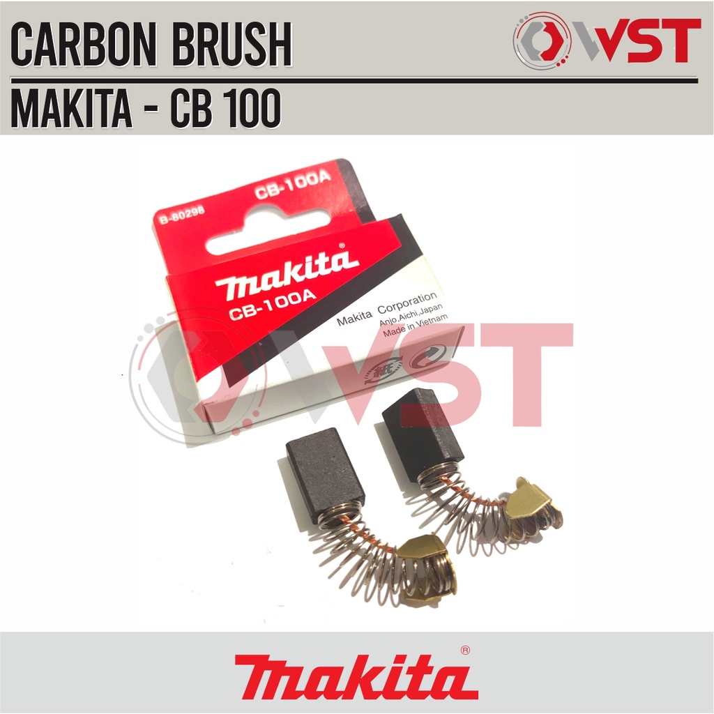 Jual Makita Carbon Brush CB100 / CB 100 / CB-100 / Kul Arang Bostel | Shopee Indonesia
