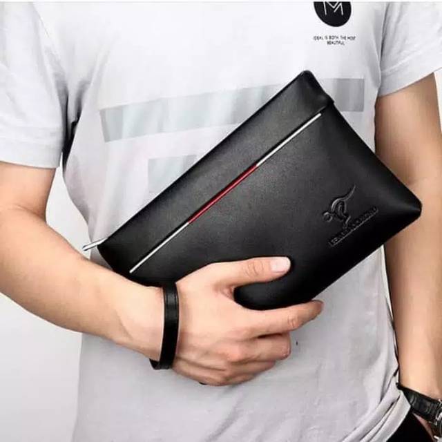 Jual Tas Tangan Pria Kangaroo Clutch Pria Clutch Kulit Kangaroo GRANDE ...
