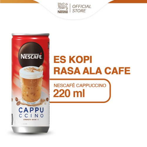 Jual Nescafe CAN Cappucino 220ml barcode 9556001288547 | Shopee Indonesia