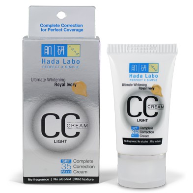 Jual Hada Labo CC Cream Ultimate Whitening - Royal Ivory | Shopee Indonesia
