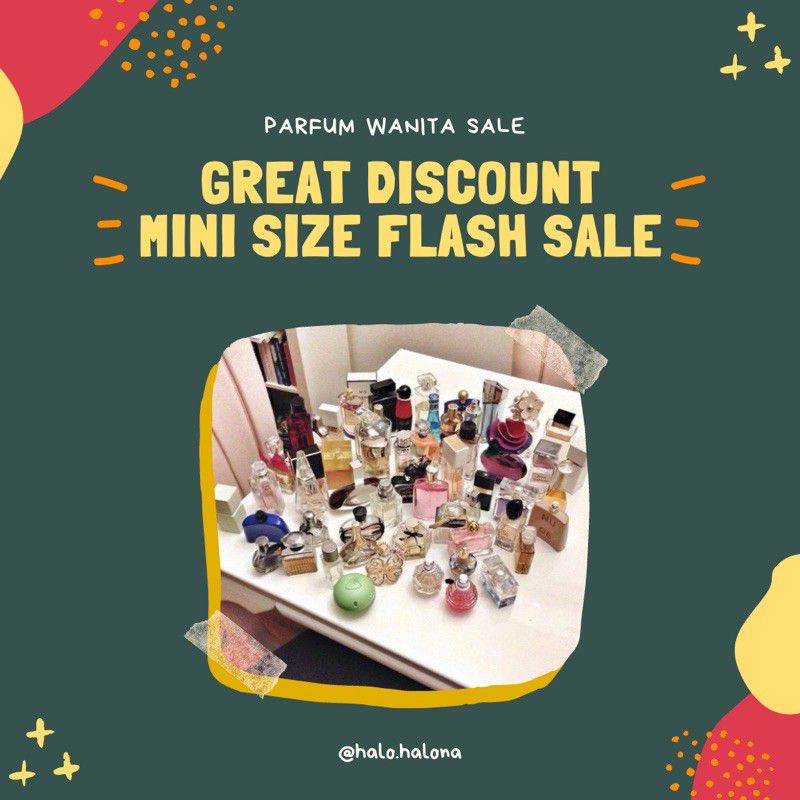 Jual PARFUM WANITA MINI SIZE TRAVEL FRIENDLY Non Box Parfum Original ...