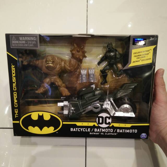 Jual The Caped Crusader 1st Edition Batman VS Clayface Batcycle DC ...