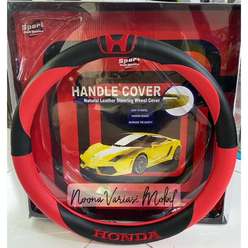 Jual Sarung Setir Mobil Logo HONDA brio jazz mobilio crv hrv civic ...