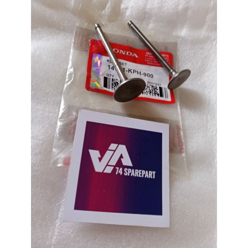 Jual Payung klep set IN/EX Honda (KPH) Supra x 125,Kharisma ori | Shopee Indonesia