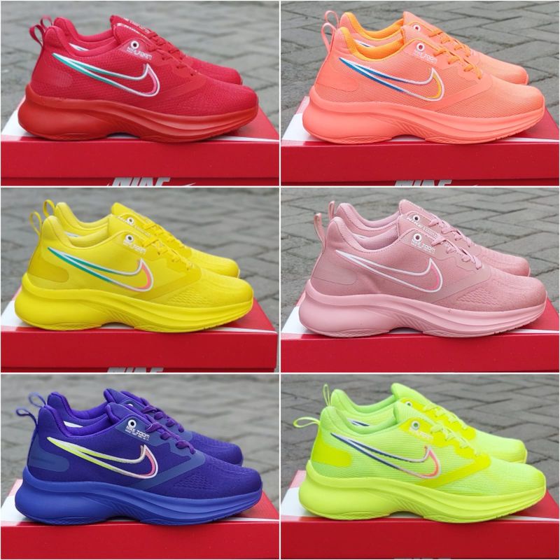 Jual Sepatu Wanita Full Colour cantik untuk senam zumba Aerobik fitness ...