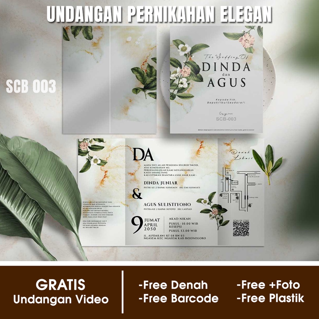 Jual Cetak Undangan Pernikahan / Undangan Nikah Model Terbaru Kekinian ...