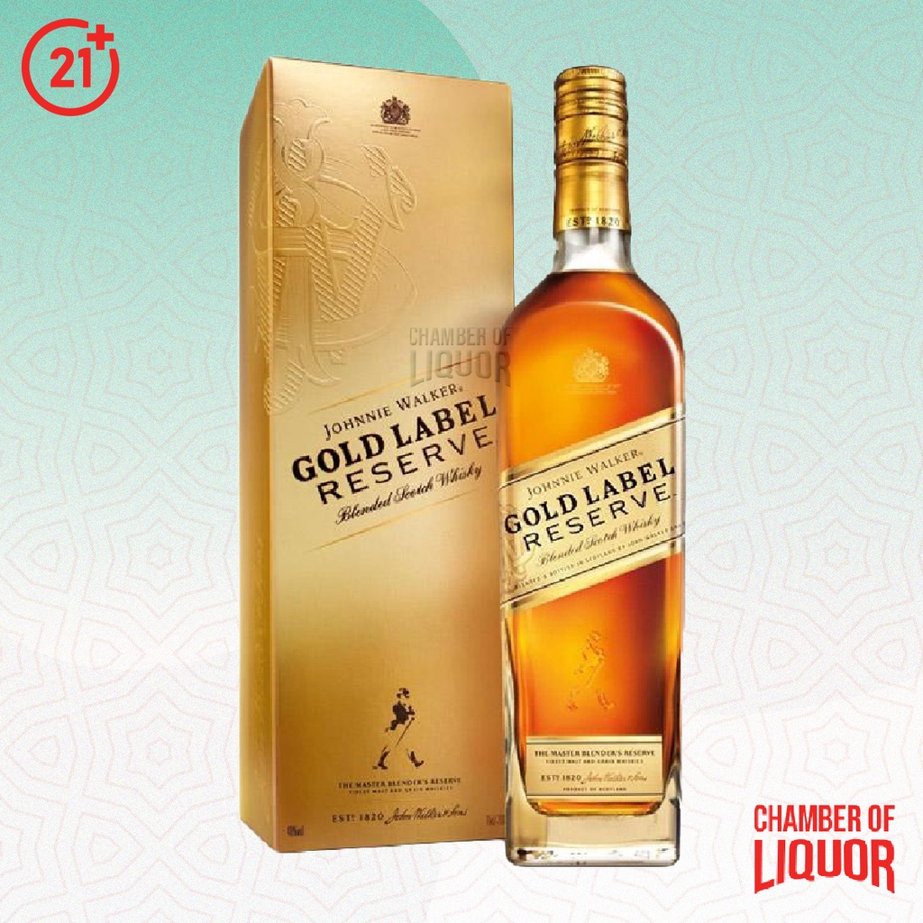 Jual Johnnie Walker GOLD LABEL (JW Gold) Blended Scotch Whisky 700ml ...
