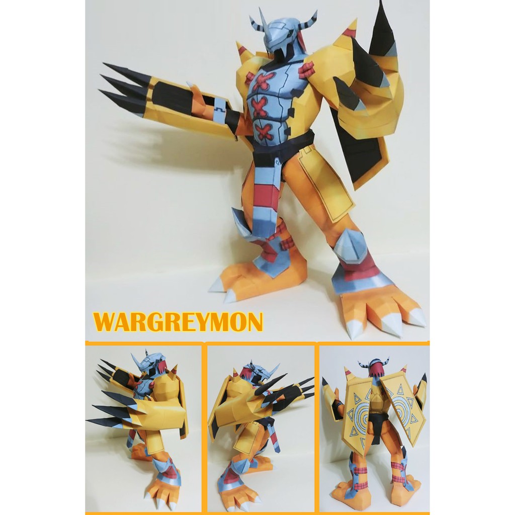 Jual DIY Papercraft Digimon Wargreymon | Shopee Indonesia