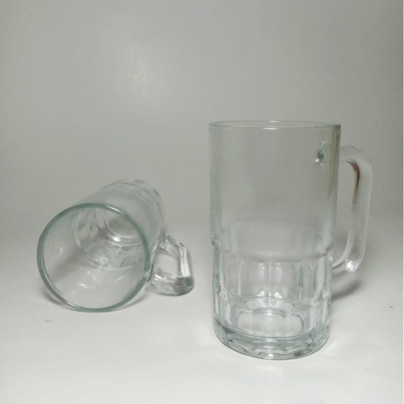 Jual Gelas kaca besar / Warteg / Es / Bir / Beer / Kaca Beling / Gagang ...