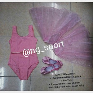 Jual baju ballet, baju balet, rok tutu, sepatu balet chandra, sepatu ...