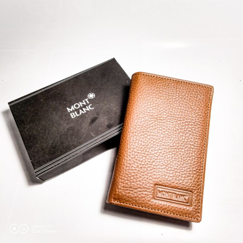 Jual Dompet Pria ukuran tanggung kulit asli model tegak | Shopee Indonesia