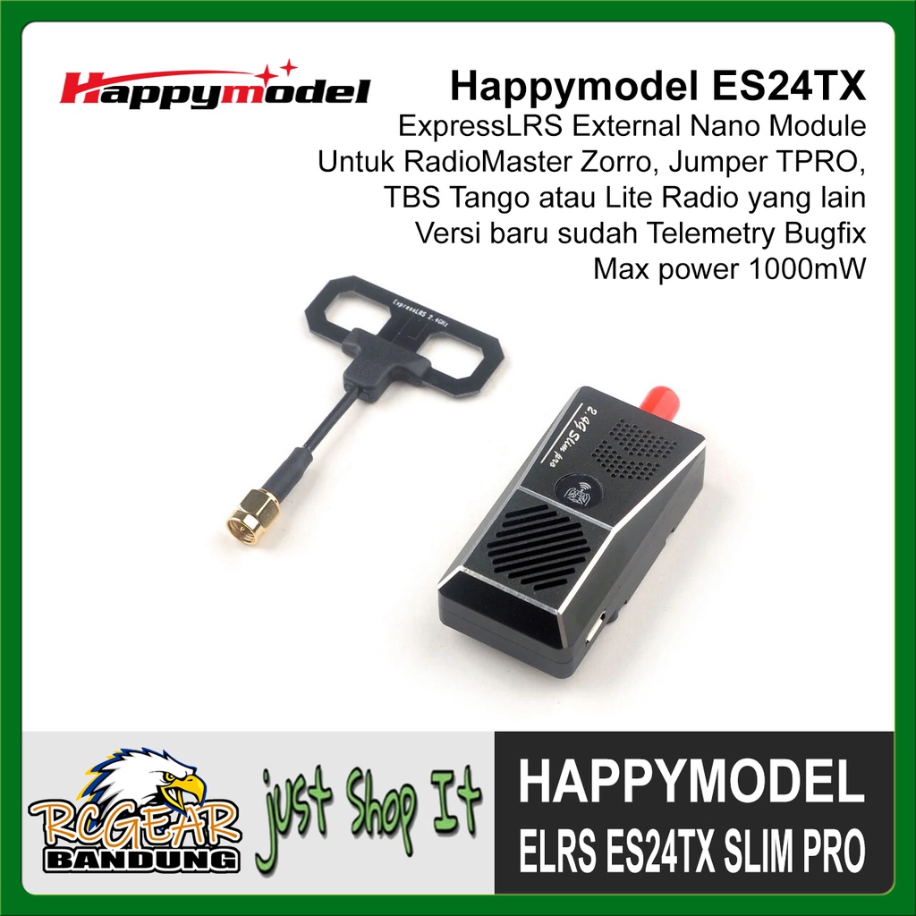 Jual Happymodel ES24TX Slim Pro ExpressLRS ELRS Lite Transmitter Module ...