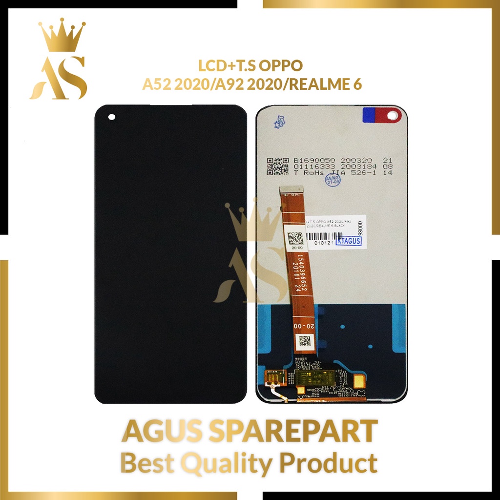 Jual LCD TOUCHSCREEN OPPO A52 2020 / A72 2020 / A92 2020 / REALME 6 | Shopee Indonesia