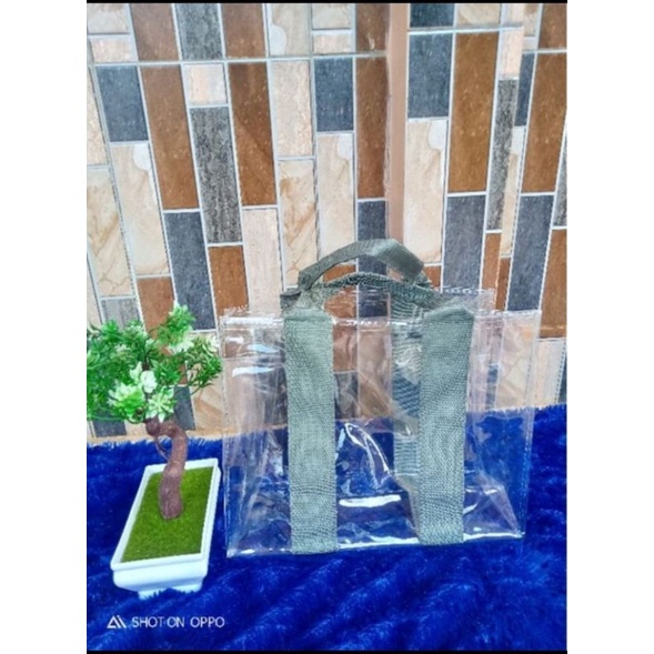 Jual tas mika transparan/tas mika Korea/tas mika tebal/tas mika kotak ...
