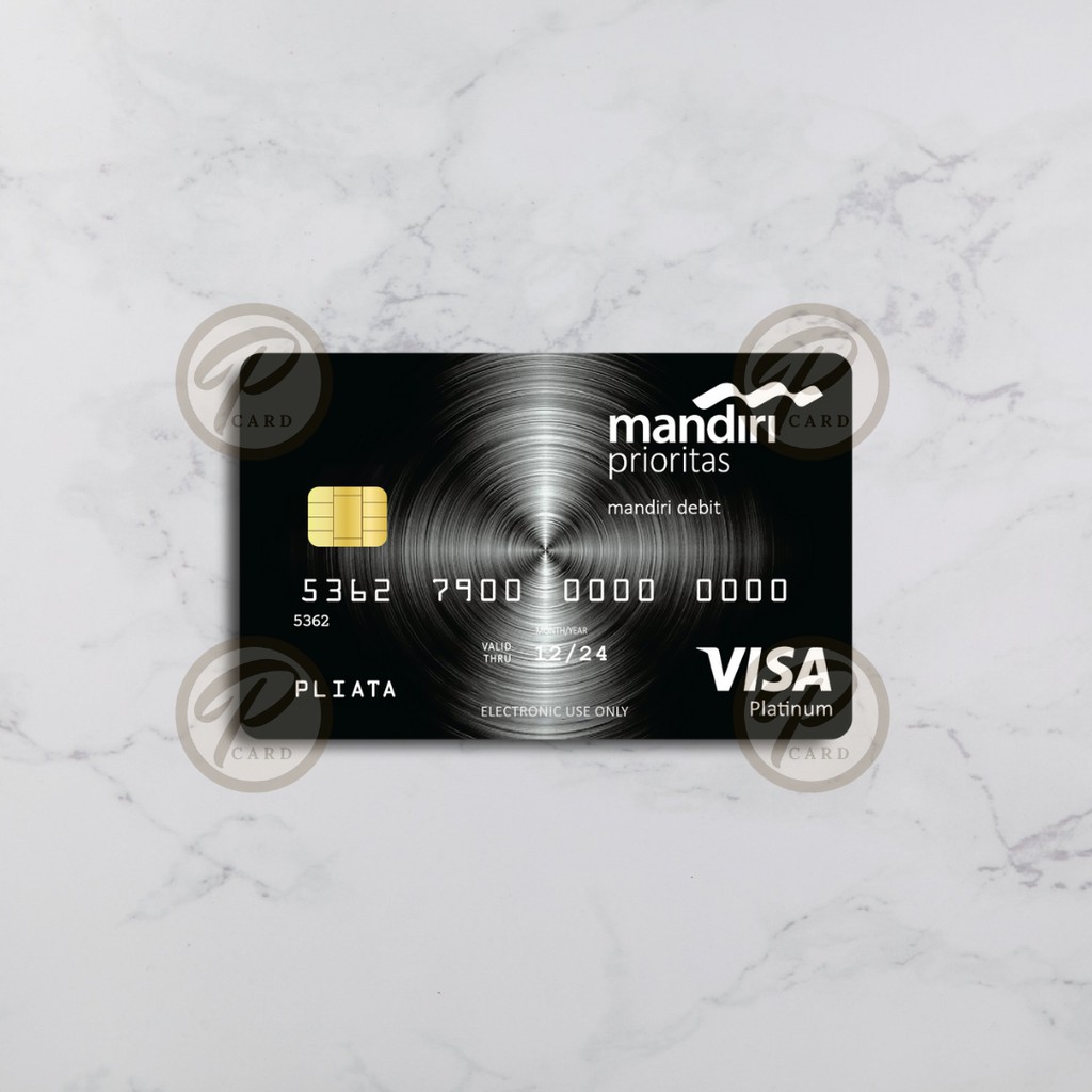 Jual MANDIRI PRIORITAS - Card Cover Skin Sticker - PLIATA Stiker Kartu ...