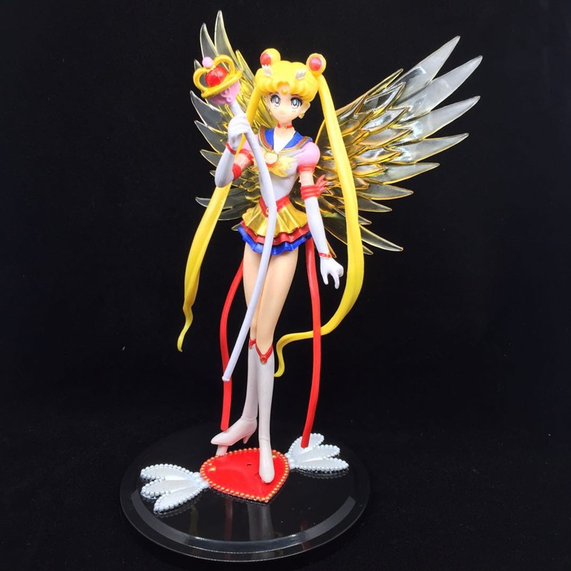 Jual Anime Cartoon sailormoon Usagi Tsukino wing Action Figure | Shopee ...