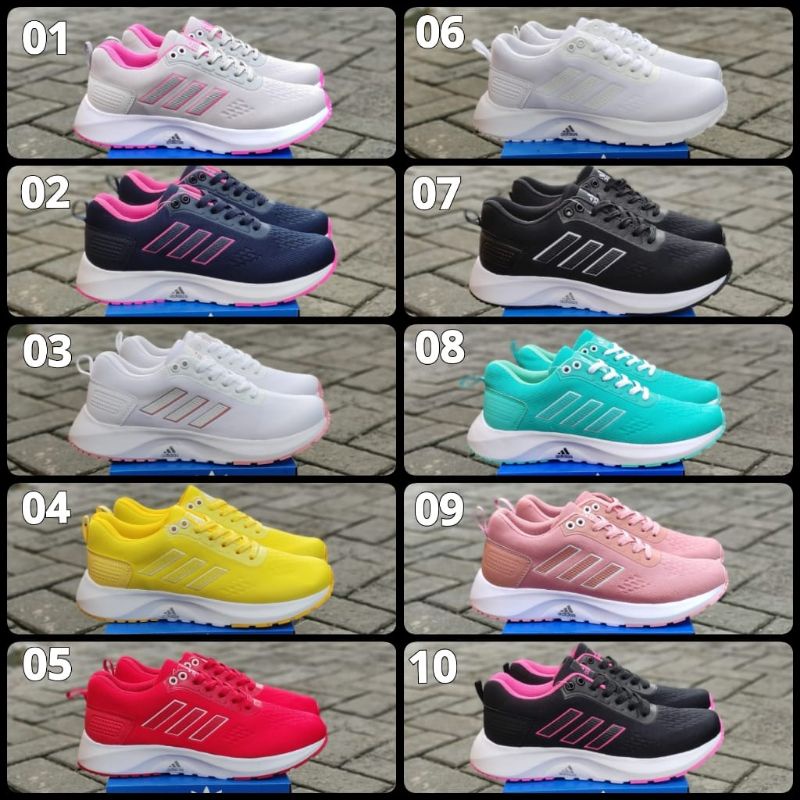 Jual SEPATU ADDllDAS WANITA TERBARU, Sneakers Running Adlld4s, Senam ...