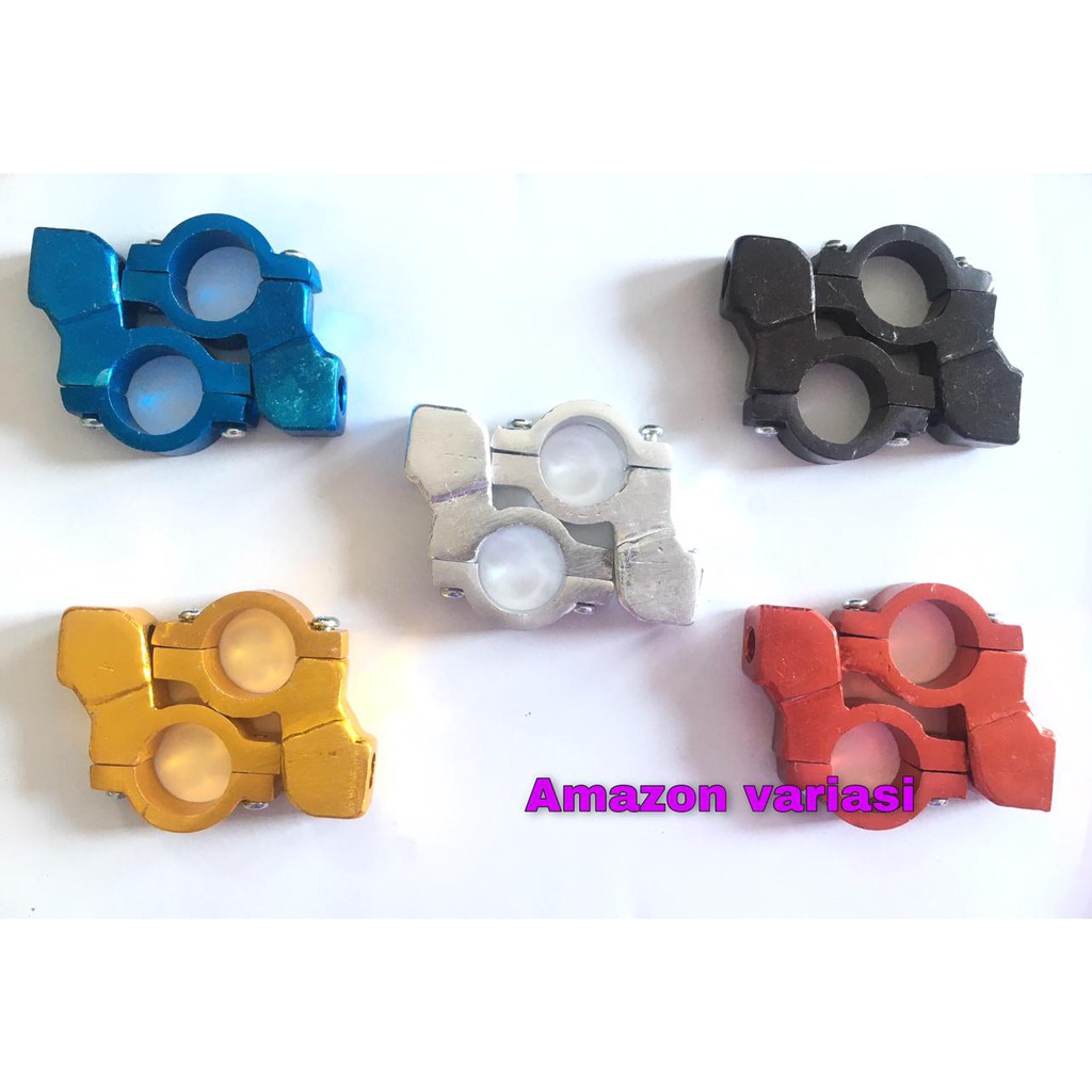 Jual Breket spion cnc bracket dudukan spion cnc motor universal ...