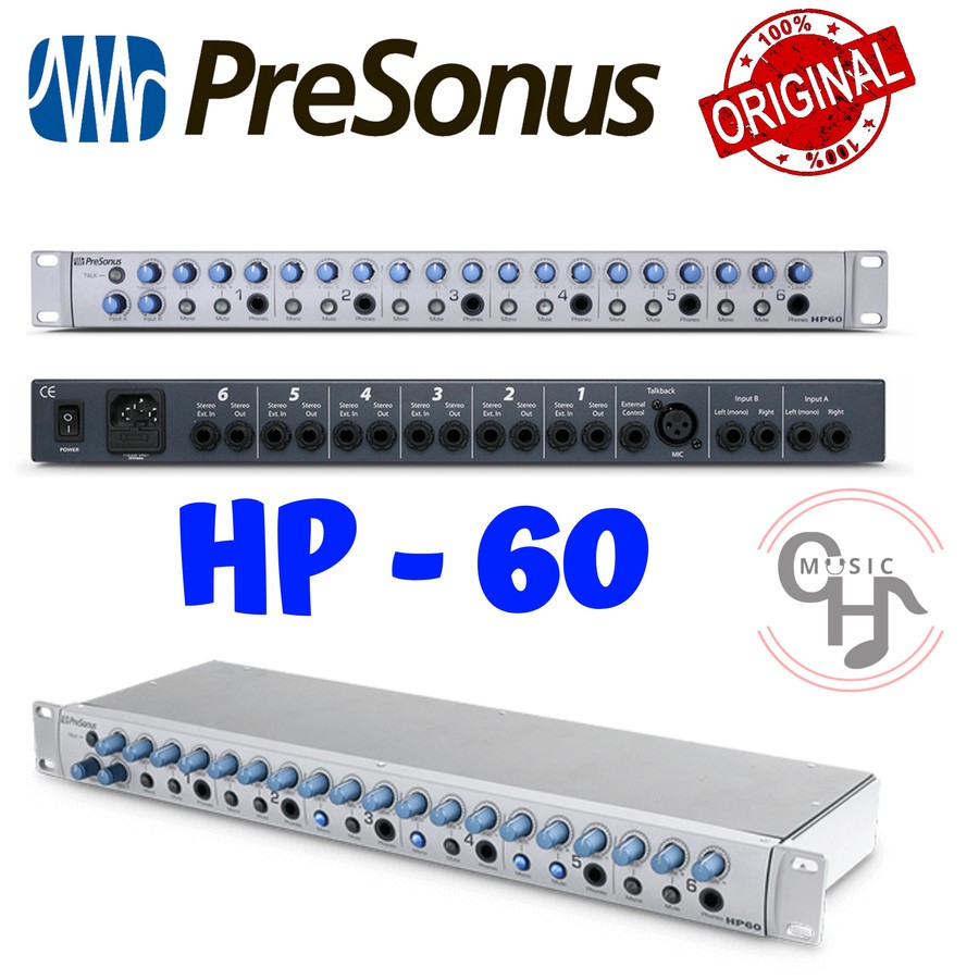 Jual Presonus HP60 6-Channel Headphone Mixing System | Shopee Indonesia